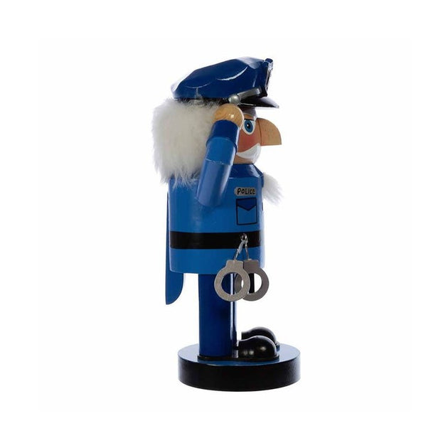 10" Wooden Police Nutcracker | Riverbend Home