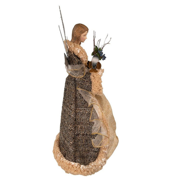 16" Rustic Angel Tree Topper | Riverbend Home
