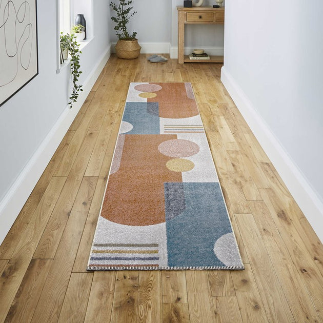 Slinger Modern Kid's & Novelty Collage Machine-Washable 2' x 8' Runner ...