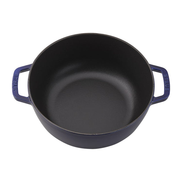 3.75-Quart Cast Iron Essential French Oven Rooster - Dark Blue ...