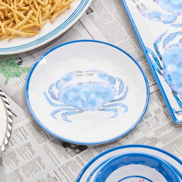 Certified International 34870SET6 - Beach House Crab Dinner Plate Set ...
