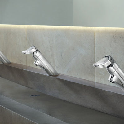 M-Press Metering Single Handle Bathroom Faucet | Riverbend Home