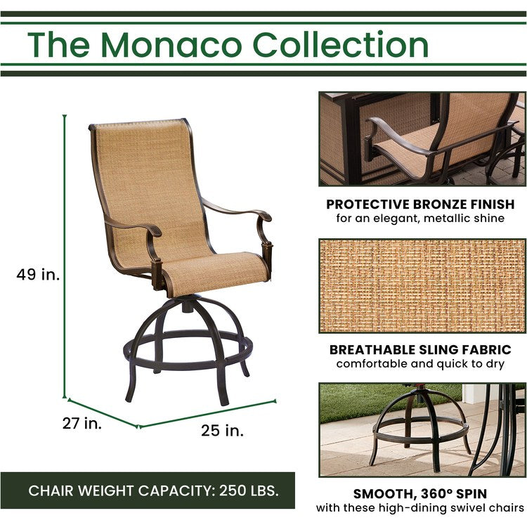 Monaco Five-Piece High-Dining Bar Set | Riverbend Home