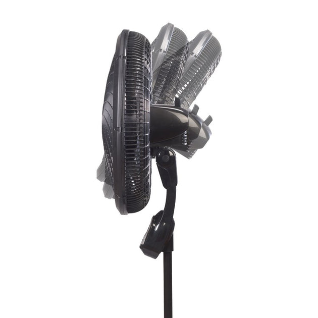 18" Cyclone Three-Speed Pedestal Fan with Remote Control | Riverbend Home