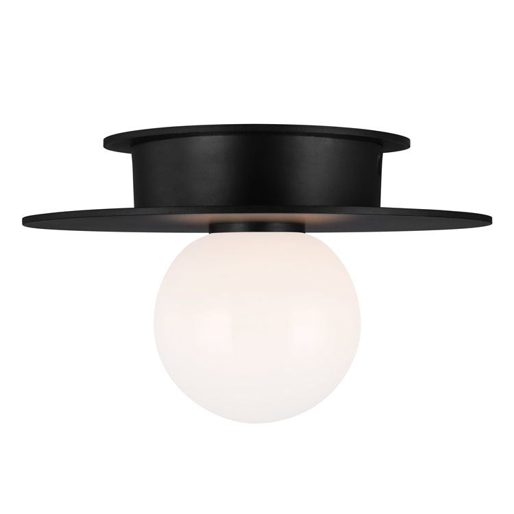 Nodes Single-Light Small Flush Mount Ceiling Fixture by Kelly ...