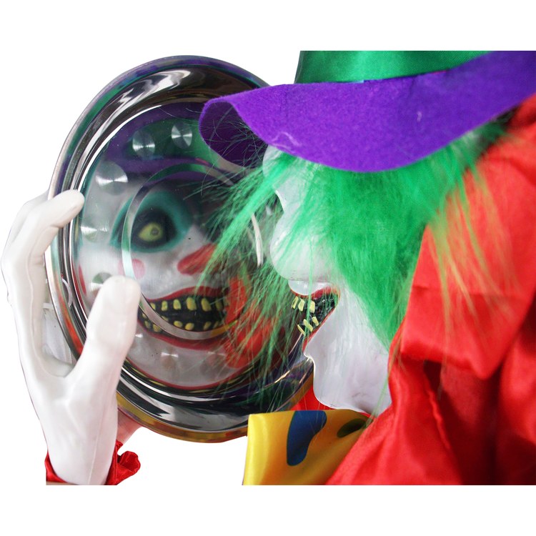 Chuckles the Clown Life-Size Animatronic Poseable Indoor/Outdoor Hallo ...