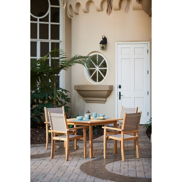 Birmingham Square Teak Outdoor Dining Table | Riverbend Home
