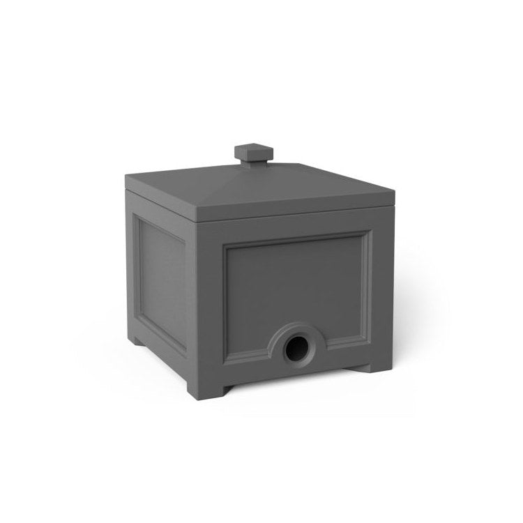 Fairfield Garden Hose Bin - Graphite Gray - Riverbend Home