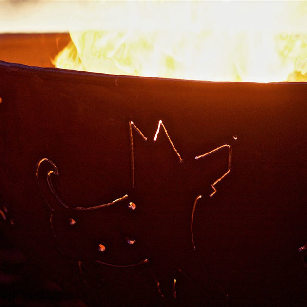 Firepit Art FDOG - Funky Dog Fire Pit - Riverbend Home